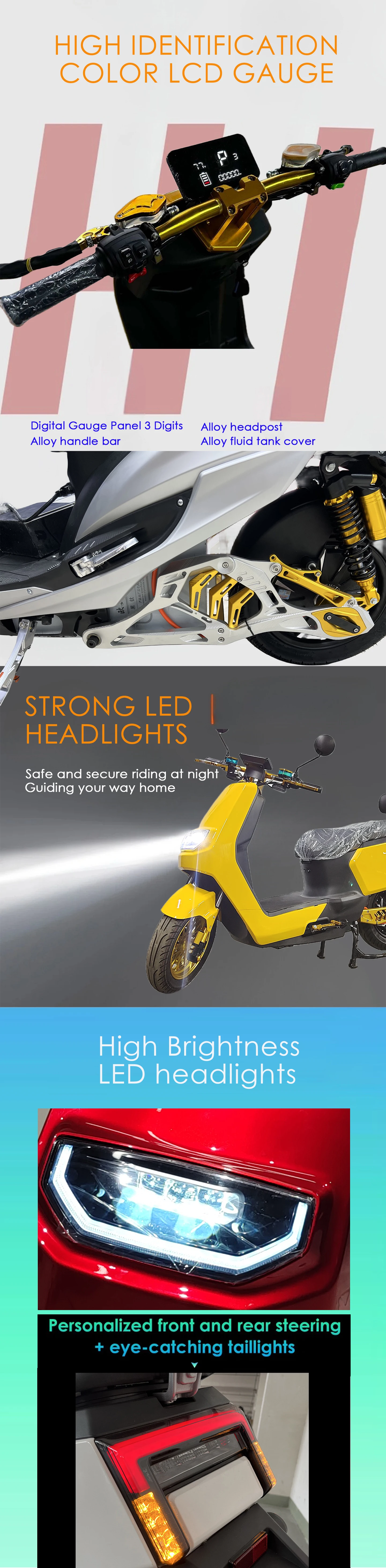 3000W EV Conversion Kit - 48V Electric Motorcycle Power