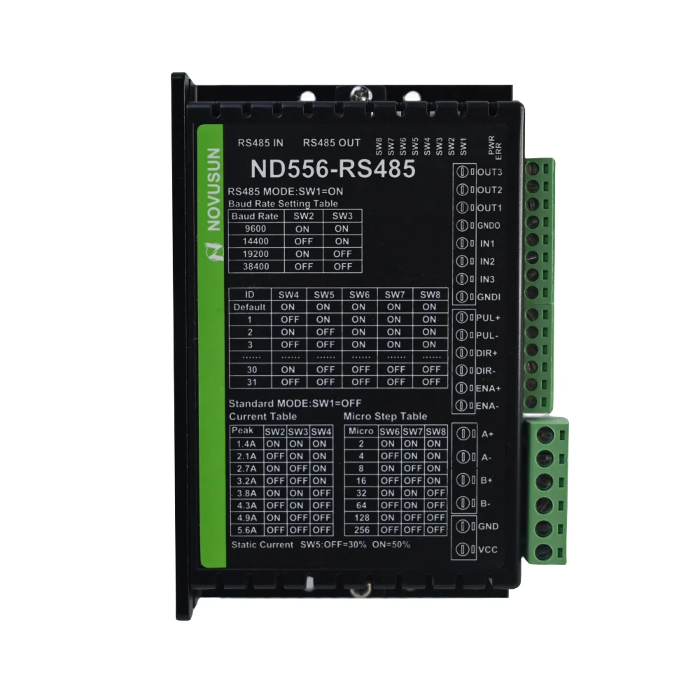 中国批发商电机驱动器ND556-RS485 RS485总线控制Nema 17 23 34 42系列步进电机驱动器| Alibaba.com