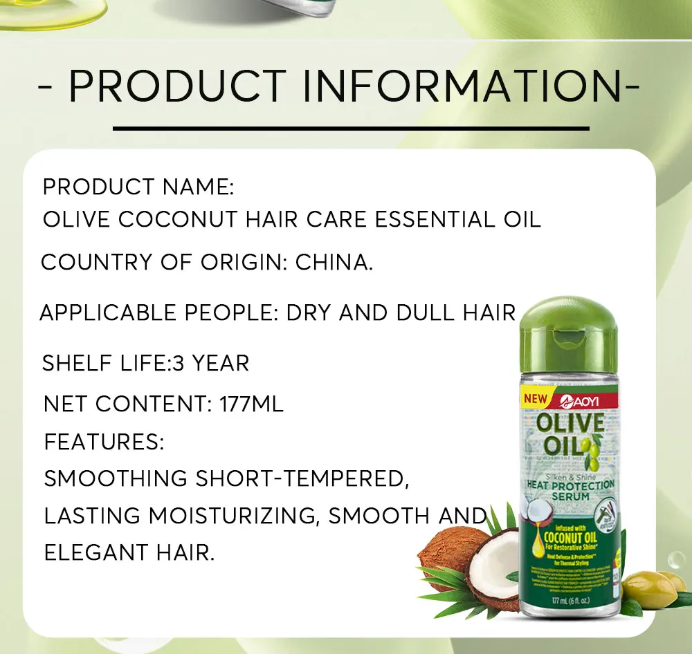 Hot Sell Private Label Olive 100% Natural Formula Wholesale Nourishing ...