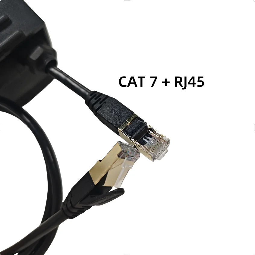 Retractable RJ45 Connector Cat6/Cat7 Ethernet Cable Reel - 5m Auto ...