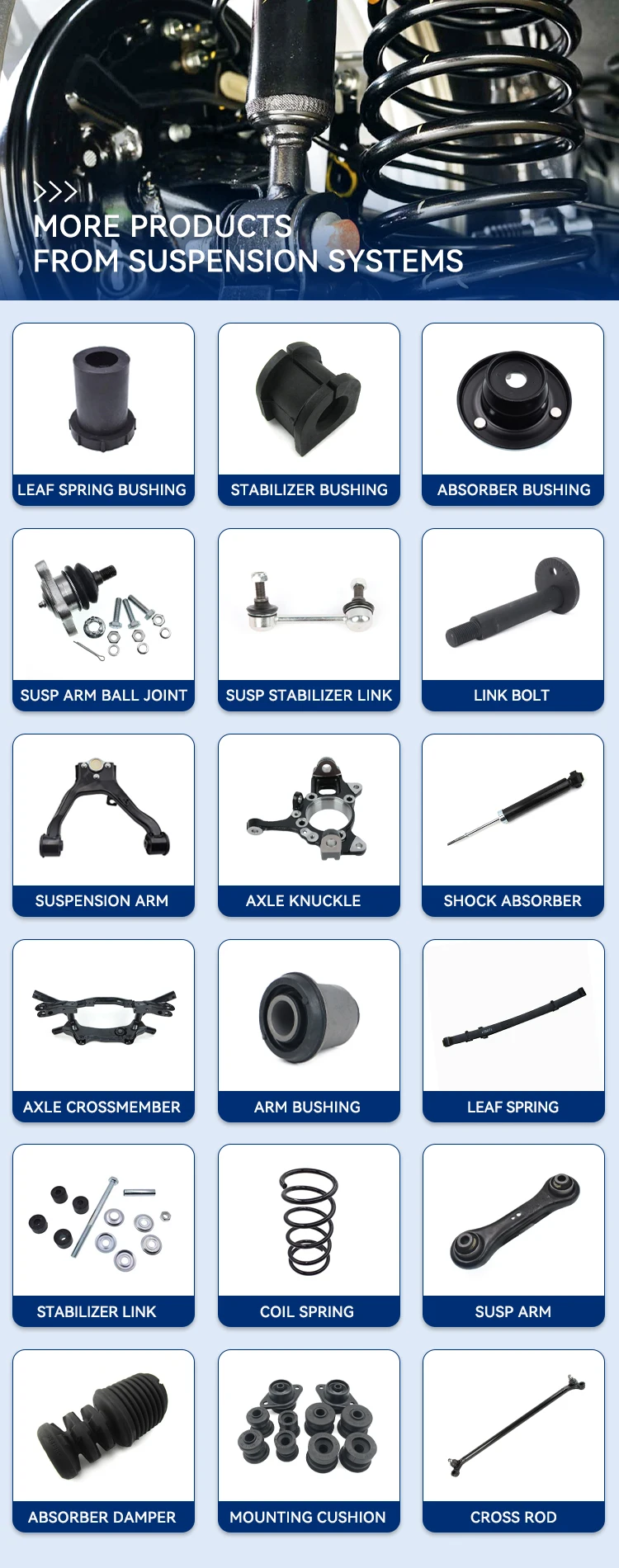 Auto Parts Suspension System Crossmember And Bolt Parts For Mitsubishi ...