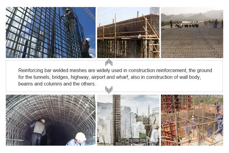 6mm 8mm Steel Bar Carbon Steel Reinforced Concrete Mesh Trench Mesh ...