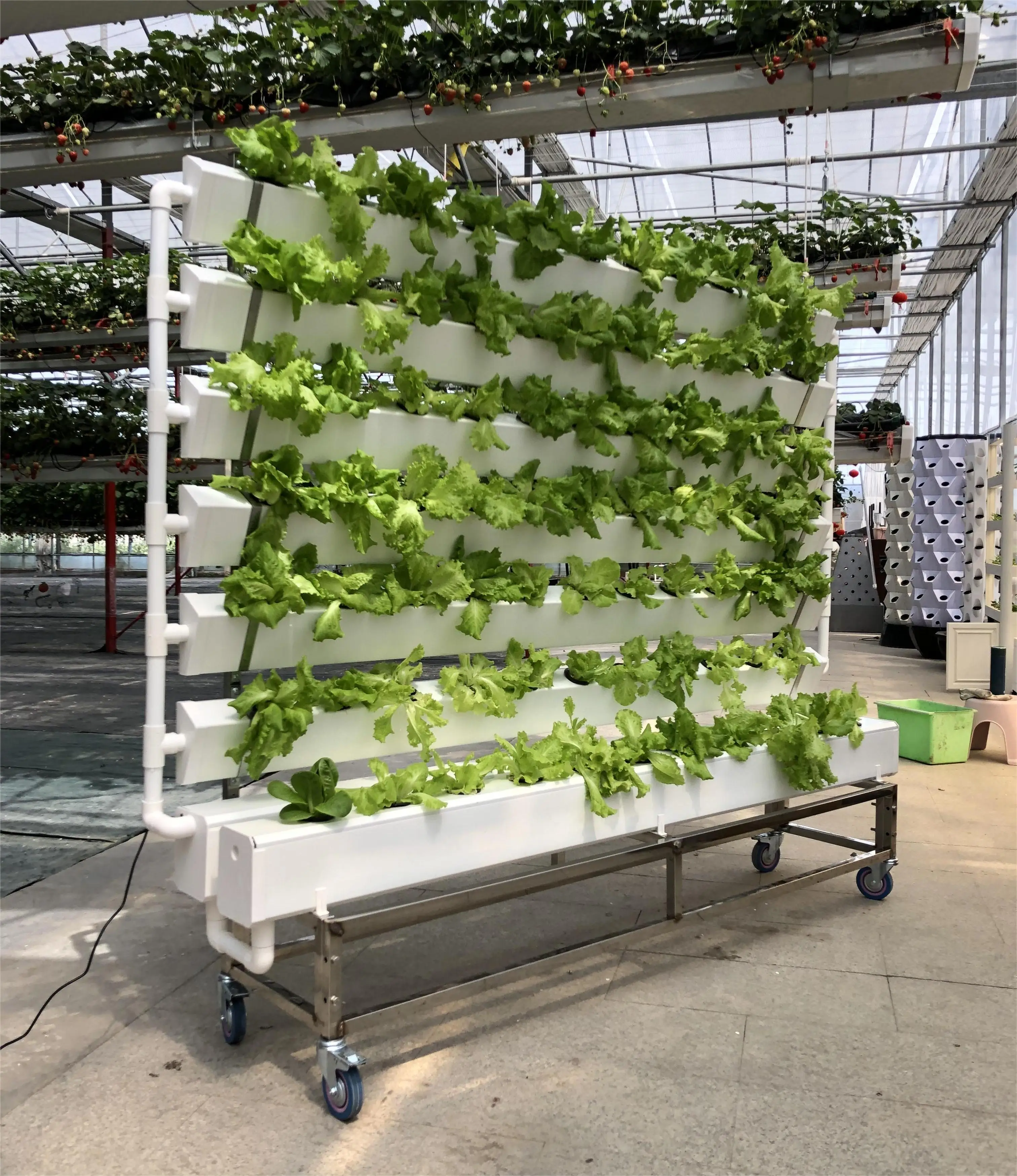 Skyplant Hydroponic System Greenhouse Complete Food Grade Pvcu Nft Channel Growing System - Buy ...