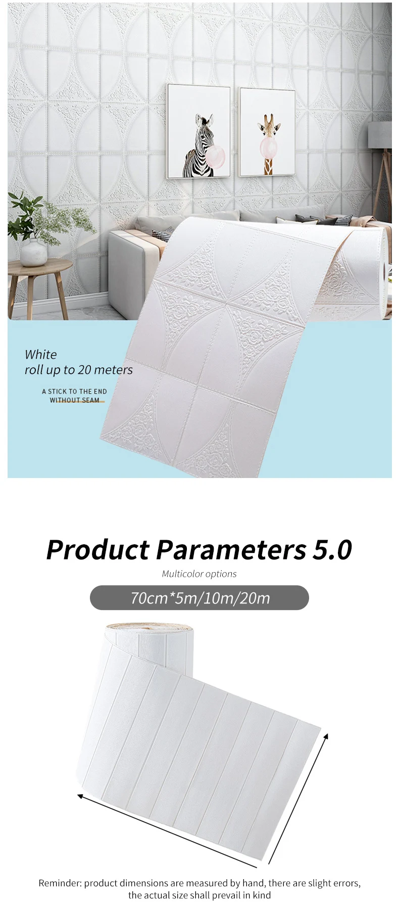 2023 Self Adhesive 3D Foam Wallpapers - Stylish & Functional