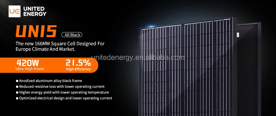 Customized Monocrystalline 420 Watt 410 Watt 405 Watt 400 Watt All ...