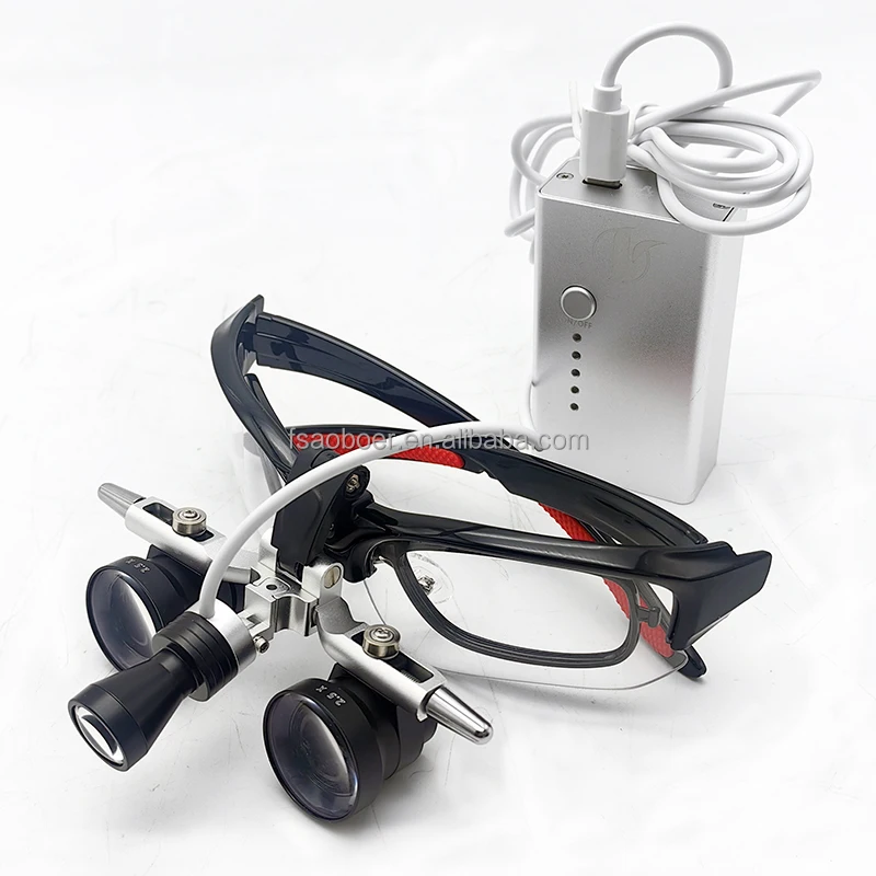 Dental Binocular Magnifier 2.5X 3.5X Ultra Lightweight Optical ...