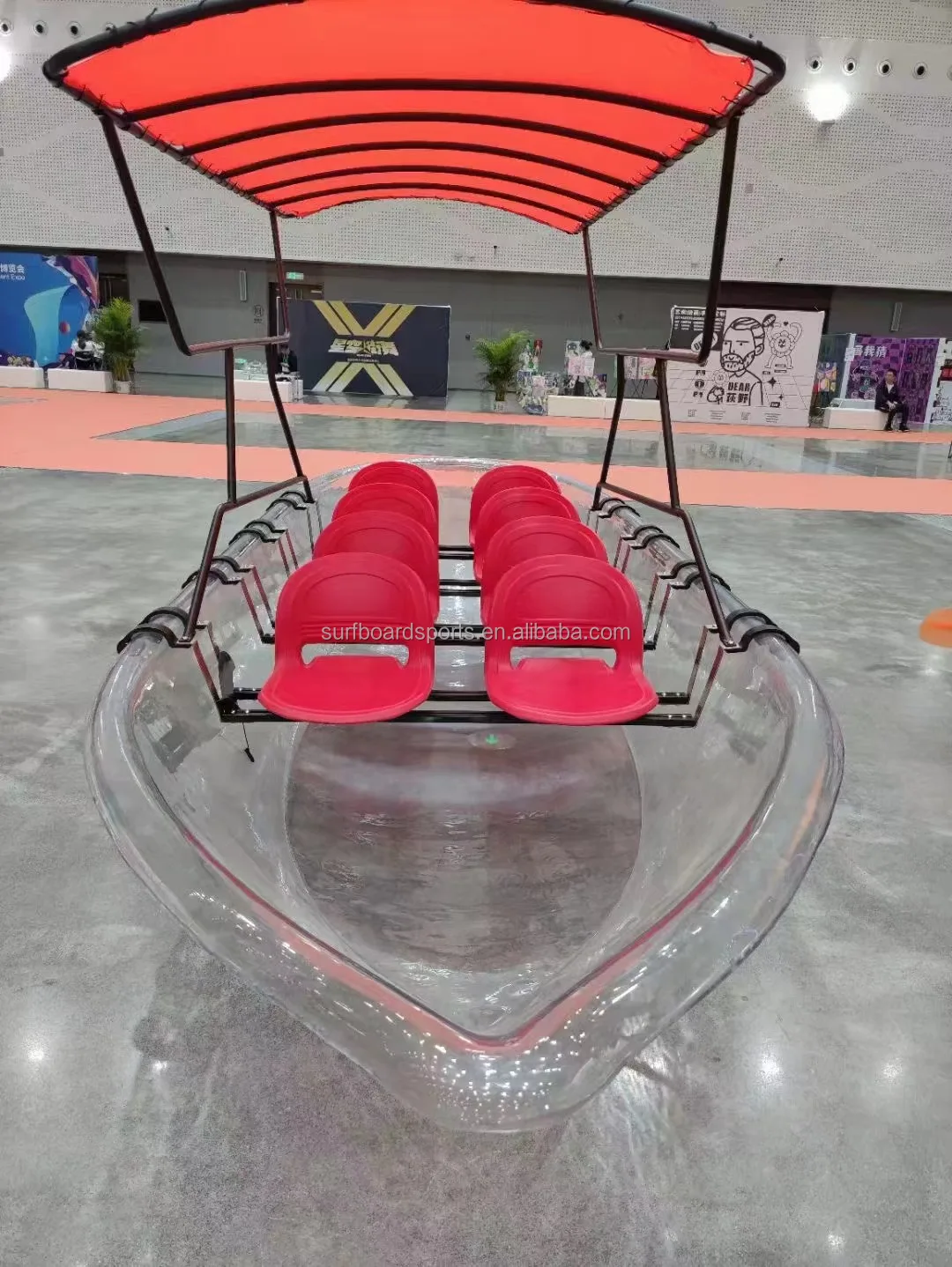 Large 8-Seater Clear Kayak – Ideal for Lakes & Rivers, Max Load 800KGS ...