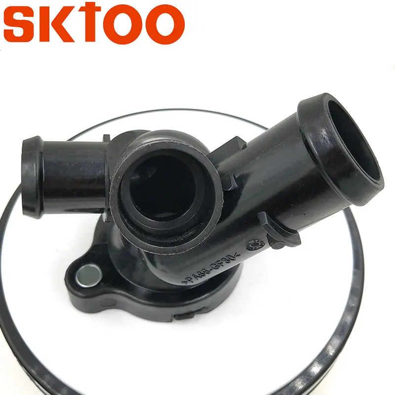 07k121133e Coolant Flange Thermostat Housing For Vw Jetta Beetle Rabbit ...