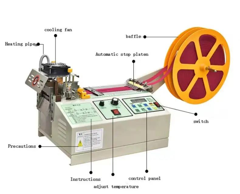 2023 988 Model Polyester Webbing Strap Belt Automatic Elastic Cutting ...