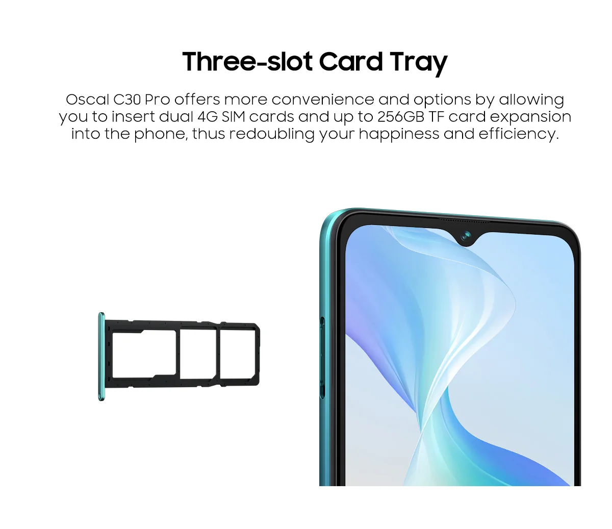 Original Oscal C30 Pro Helio G35 4gb+64gb 3g 4g Smartphone 6.5 Inch ...