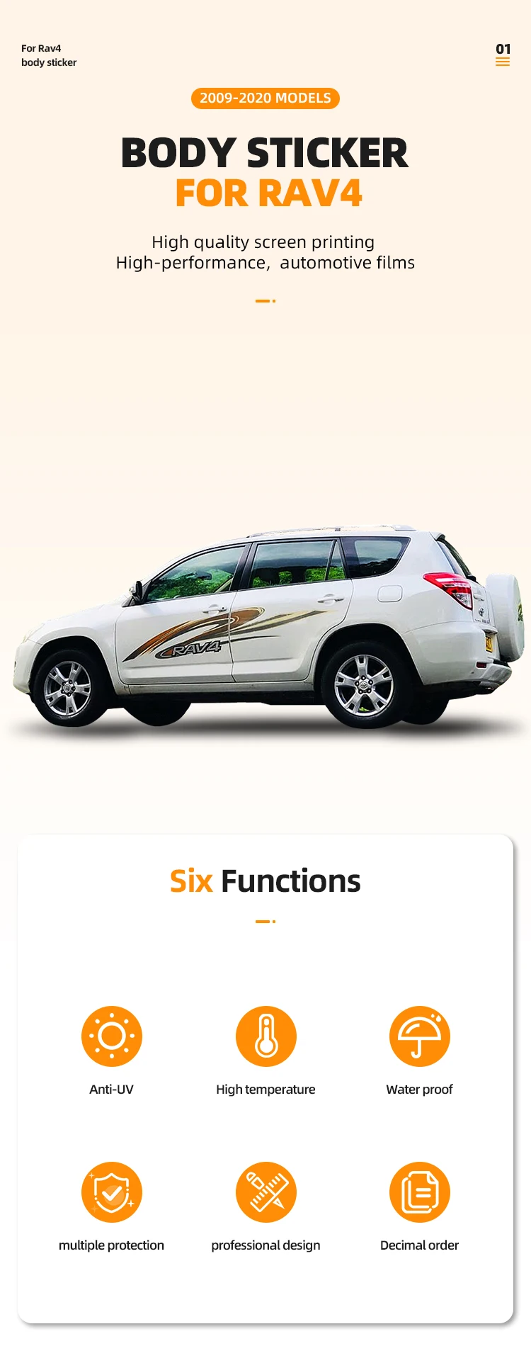 Wholesale Design Graphics Decorative Vinyl Decal Car Side Sticker 2009 ...