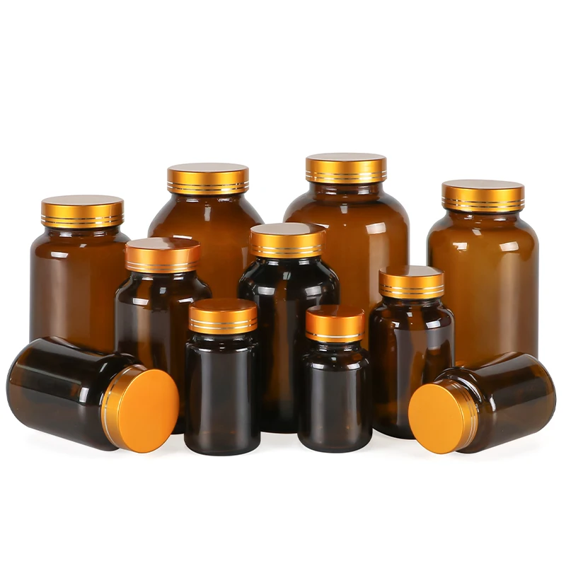 400cc Personal Care Wide Mouth Medicine Capsule Tablet Pill Glass ...