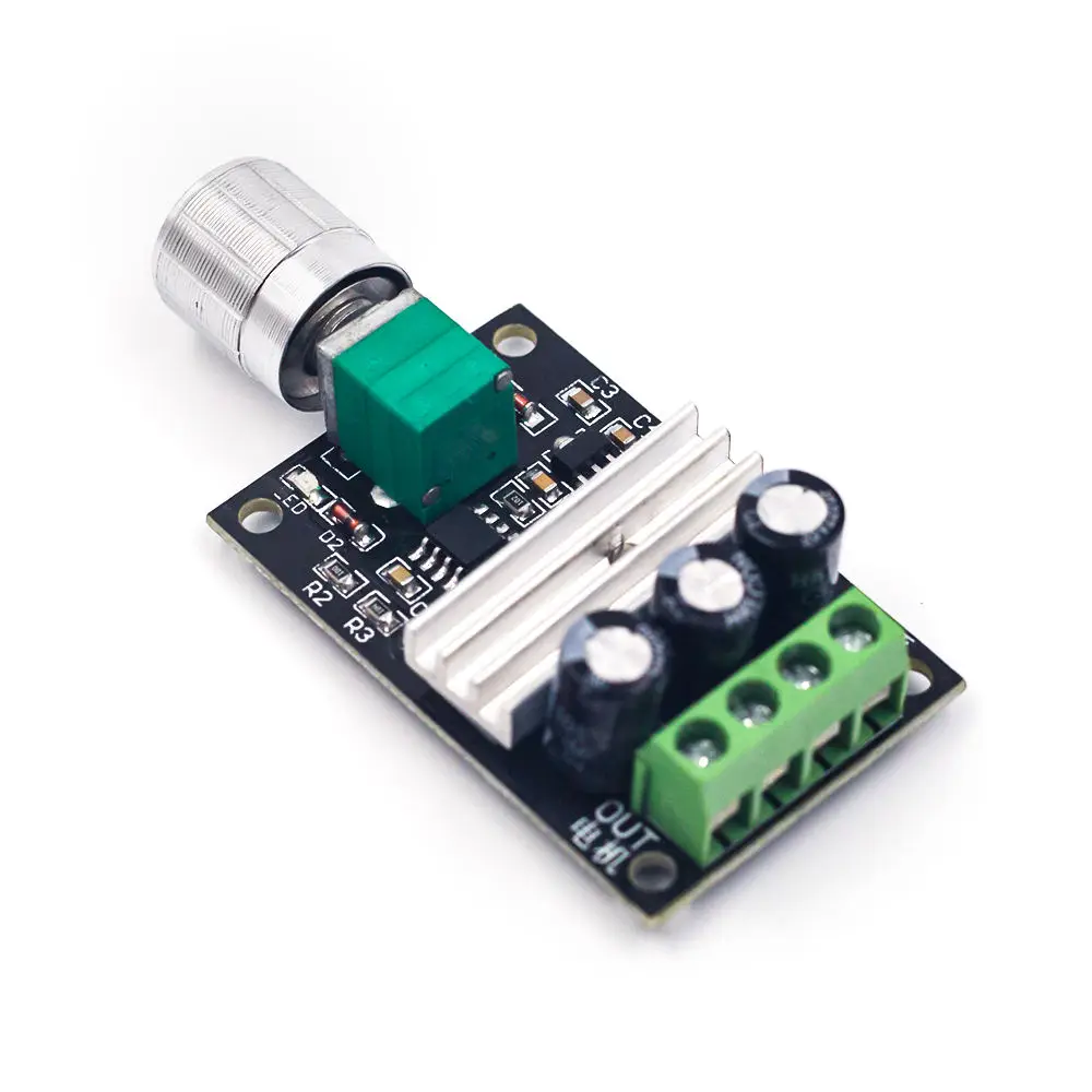 Pwm Dc Motor Speed Controller 6v/12v/24v/28v 3a Speed Control Switch ...