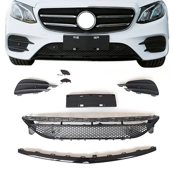 Gloss Black Front Bumper Lower Grille Body Part For Benz E Class W213 ...