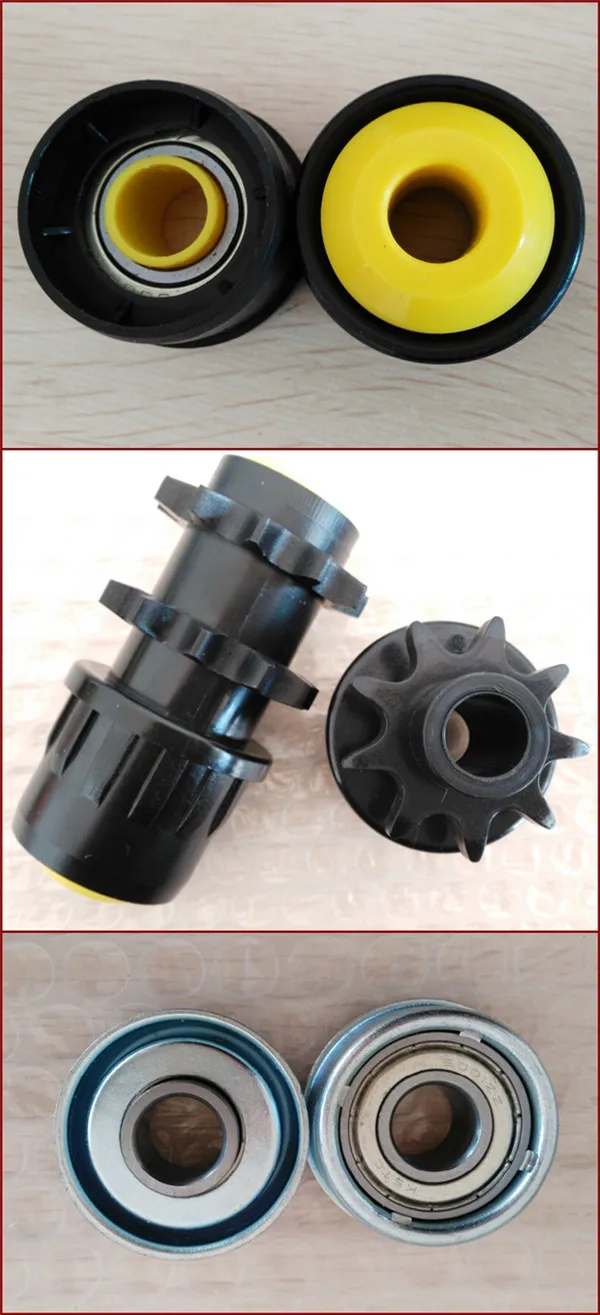 25mm Diameter Spring Loaded Galvanized Gravity Roller Idler