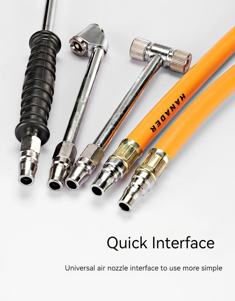 Air Compressor Accessory Kit Tire Inflator Rubber Hose Tire Inflator ...