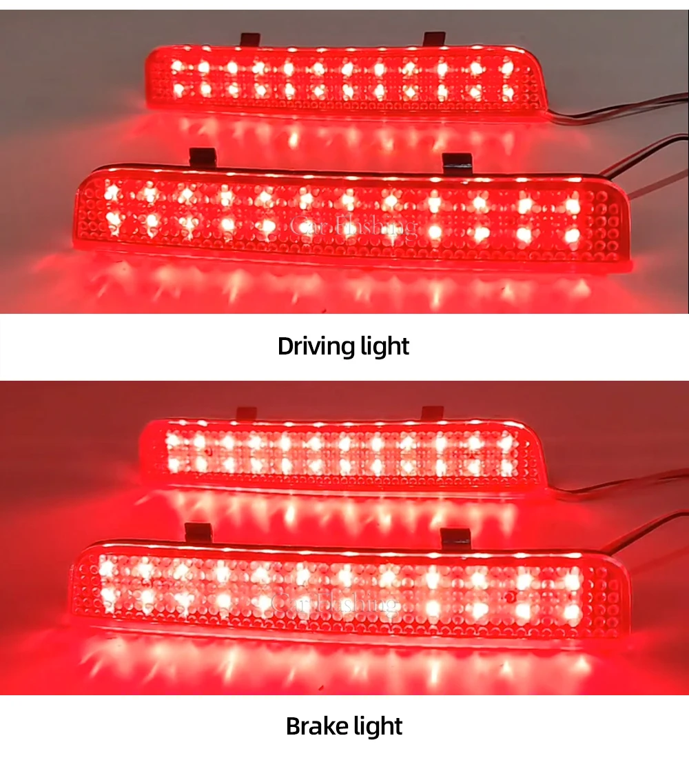 Car Led Rear Bumper Reflector Light Driving Brake Fog Lamp For Land ...