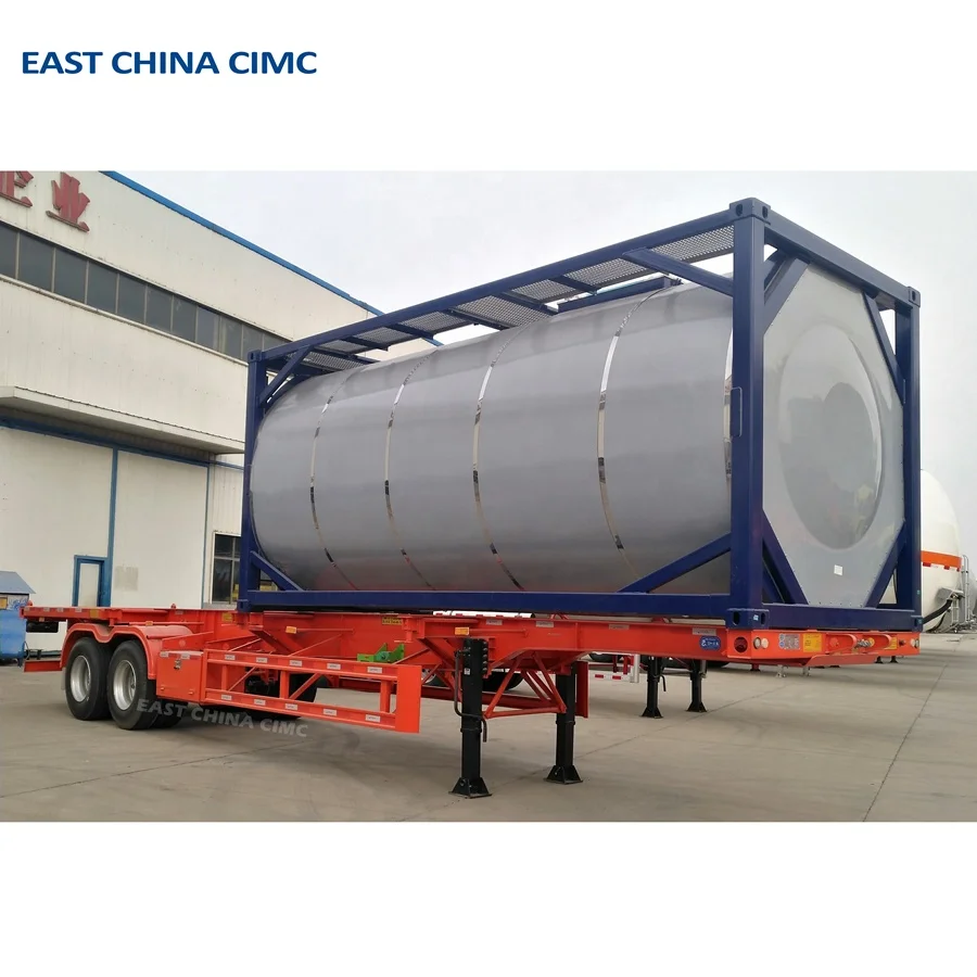 20ft 26000 Liters East China Cimc Cement Iso Tank Dry Bulk Container ...