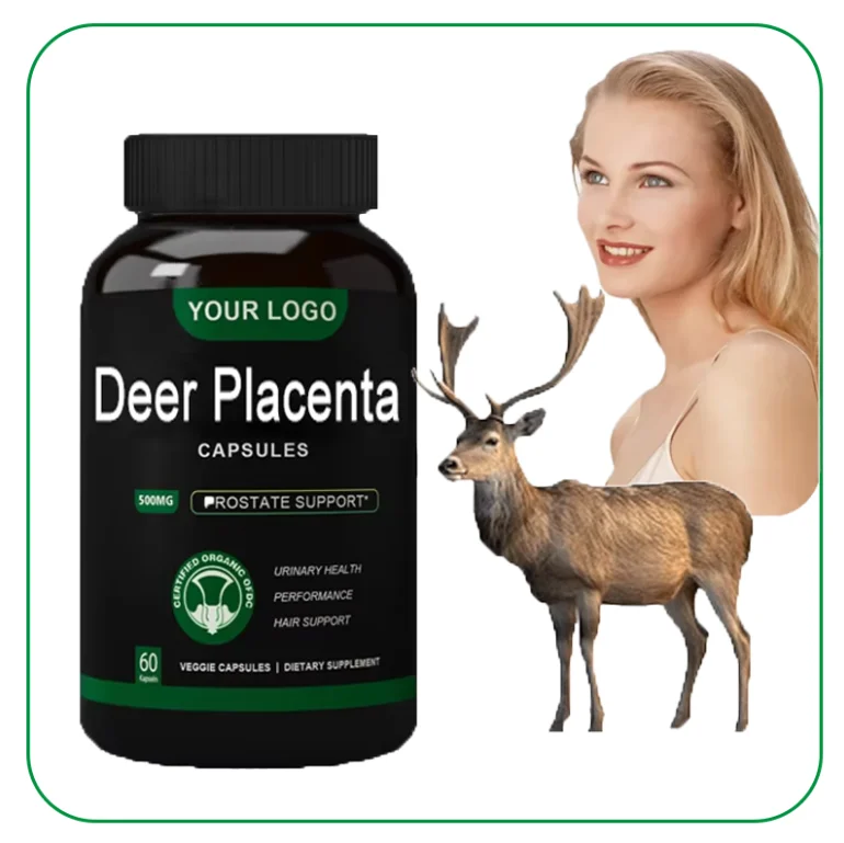 Healthcare Supplement Deer Placenta Capsules Skin Renewal Supports Deer ...