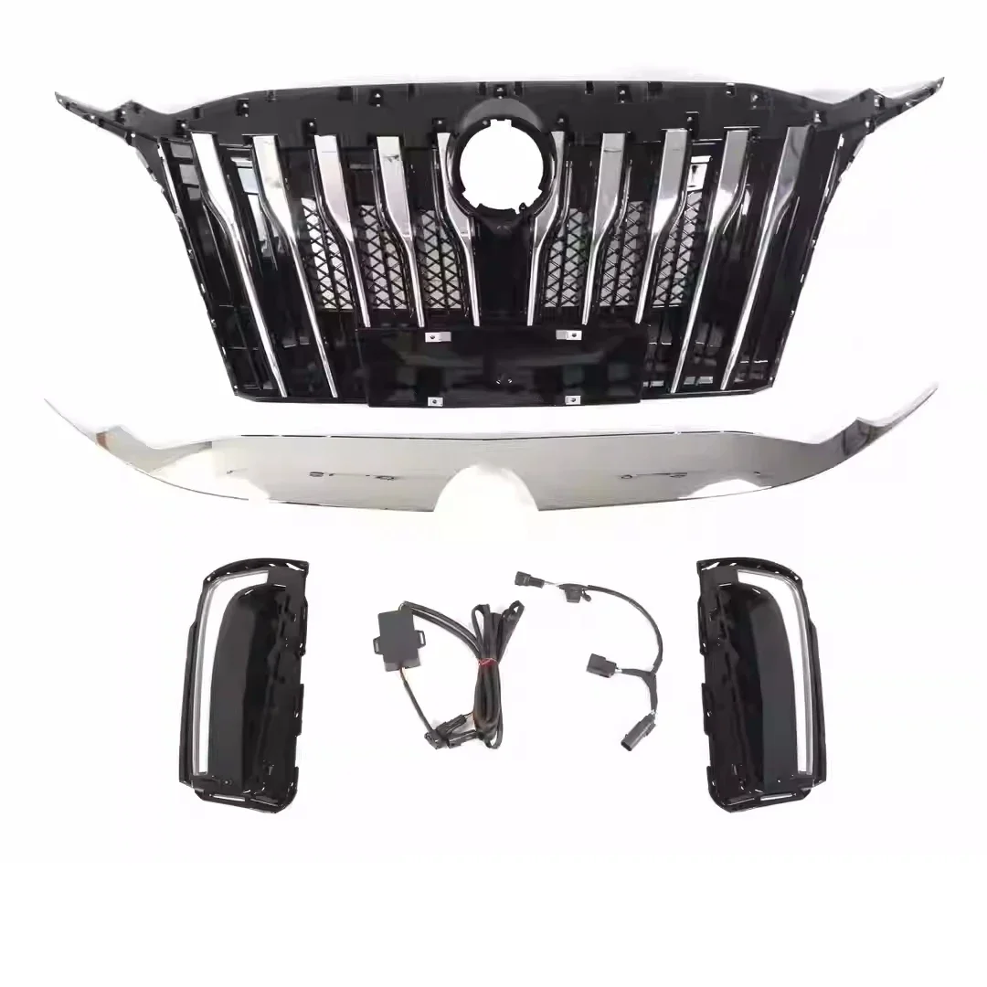 Body Kit Grill Mask Grid Radiator Grille Daytime Running Light Assembly ...