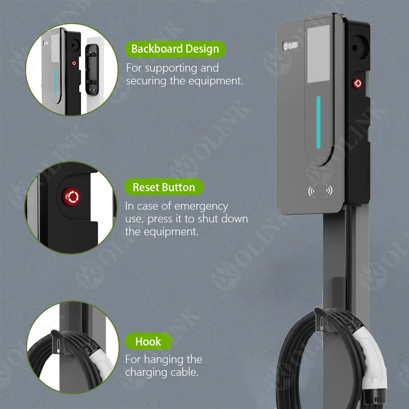 Olink 22KW EV Charging Pile - Fast, Reliable, and Efficient