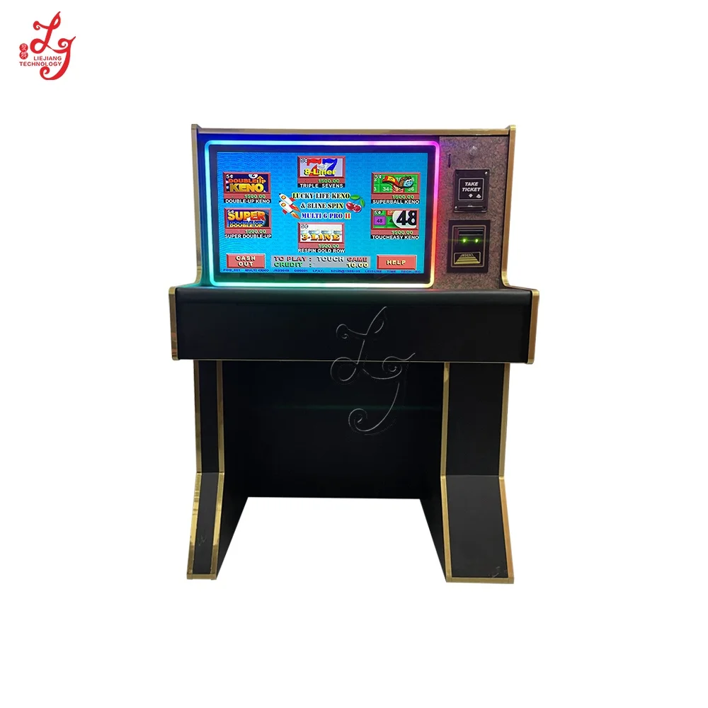 27 Inch Wood Cabinet POG 595 PCB Board Video Gaming Machine T340 Game ...