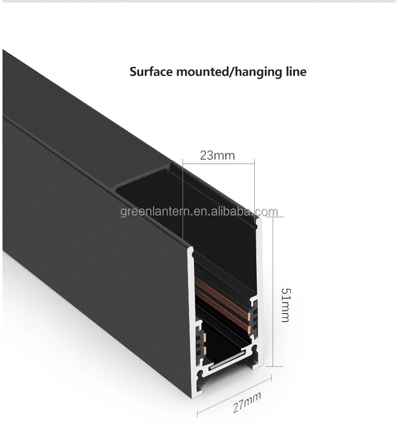Modern Recessed Magnetic Track Light Linear Magnet Track Lighting ...