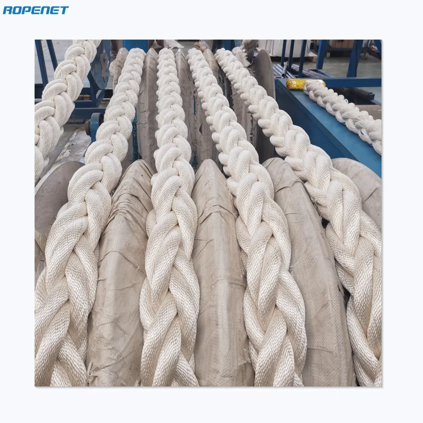 Ropenet Hmpe High Performance Rope 12 Strands Braid Mooring Line/ Heavy ...