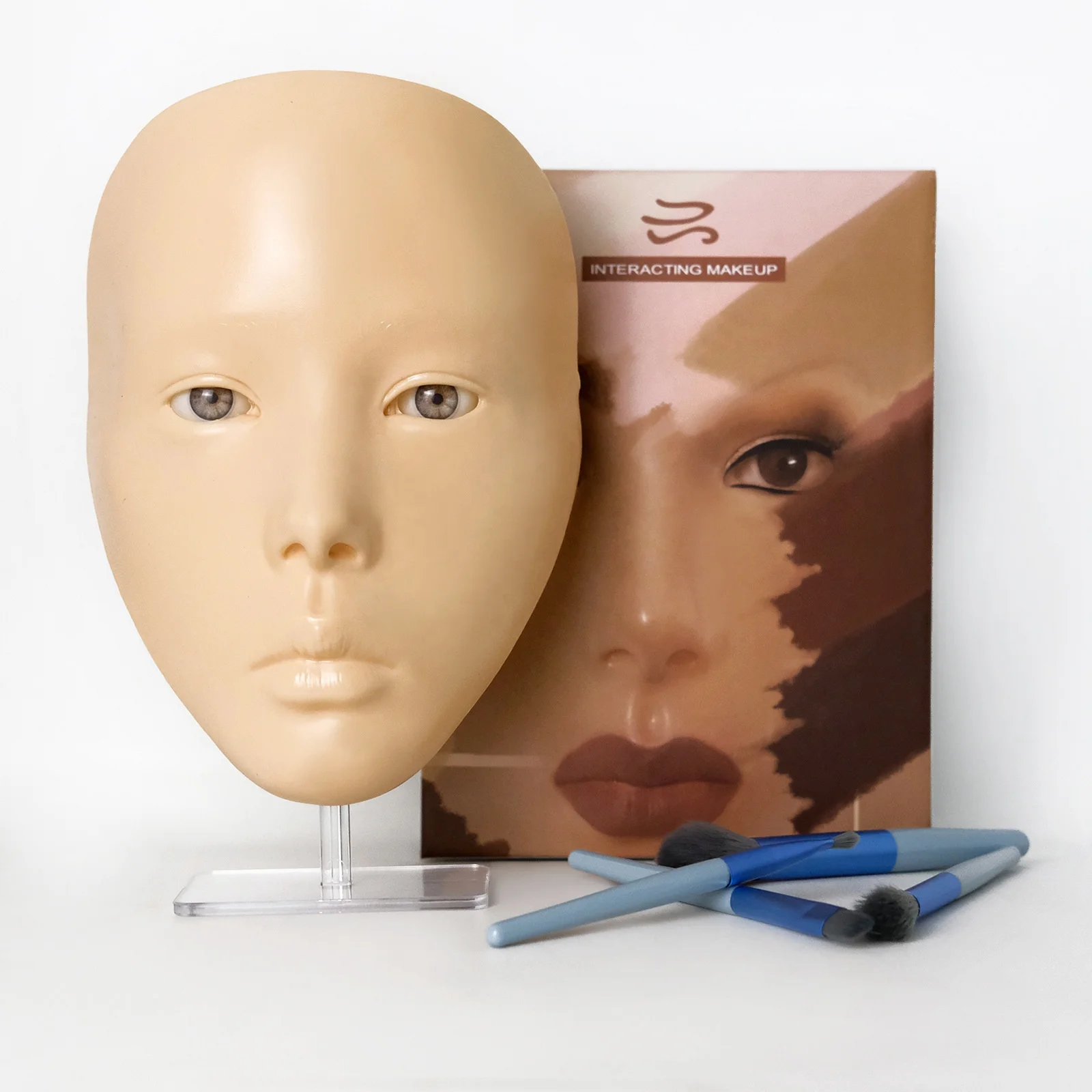 Silicone Skin 5D Reusable Practice Makeup Mannequin Board