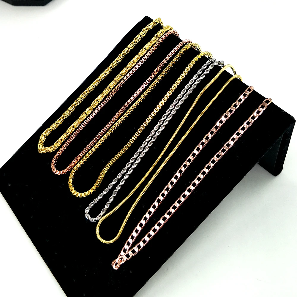 Saudi Arabic Gold Chain Necklace 925 Silver Lady Necklace Cheap Stock ...