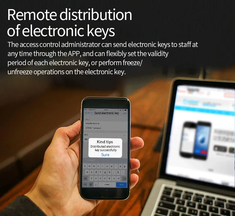 TTLOCK Access Control Reader 13.56Mhz Rfid IP67 Waterproof Keypad QR ...