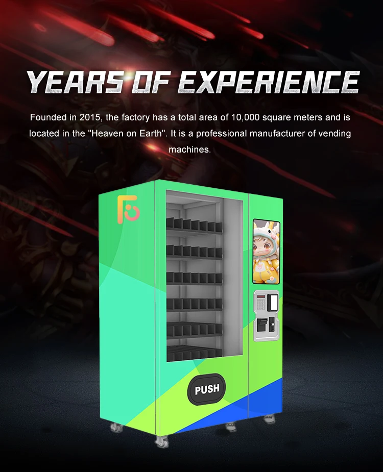 Novelty Automated Vending Machines Advanced Vending Machine Lucky Blind ...