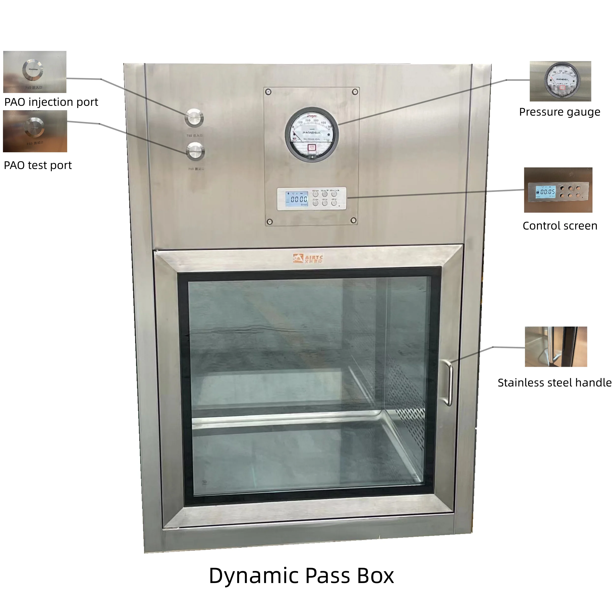 Airtc Cleanroom Air Cleaning Equipment Pass Through Box Dynamic Pass ...