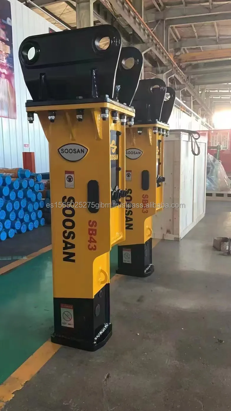 SOOSAN Hydraulic Breaker SB 43 BOX Type Silence for excavators with 6-9 ...