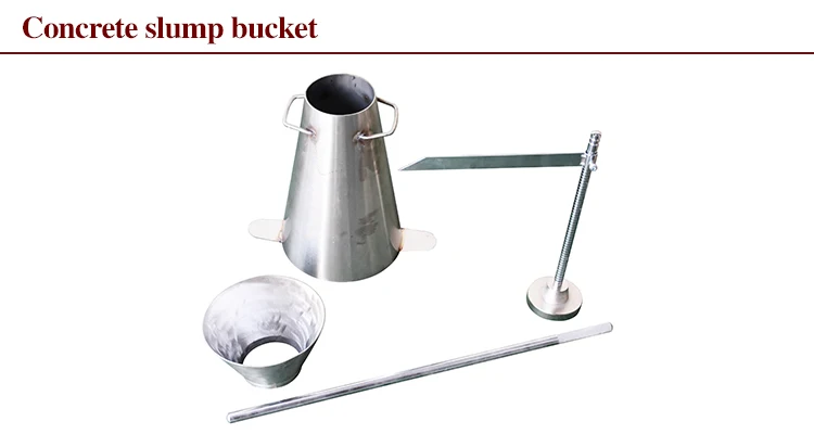 Stainless Steel Concrete Slump Cone Test Apparatus Slump Cone Test Set ...
