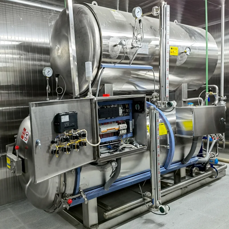 Full Automatic Retort Food Autoclave Bottled Sterilization Retort Soft ...