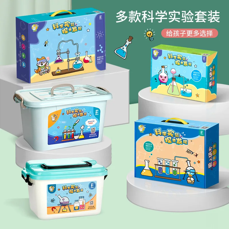 260 Pieces Science Experiments Craft Toy for Educational Interactive ...