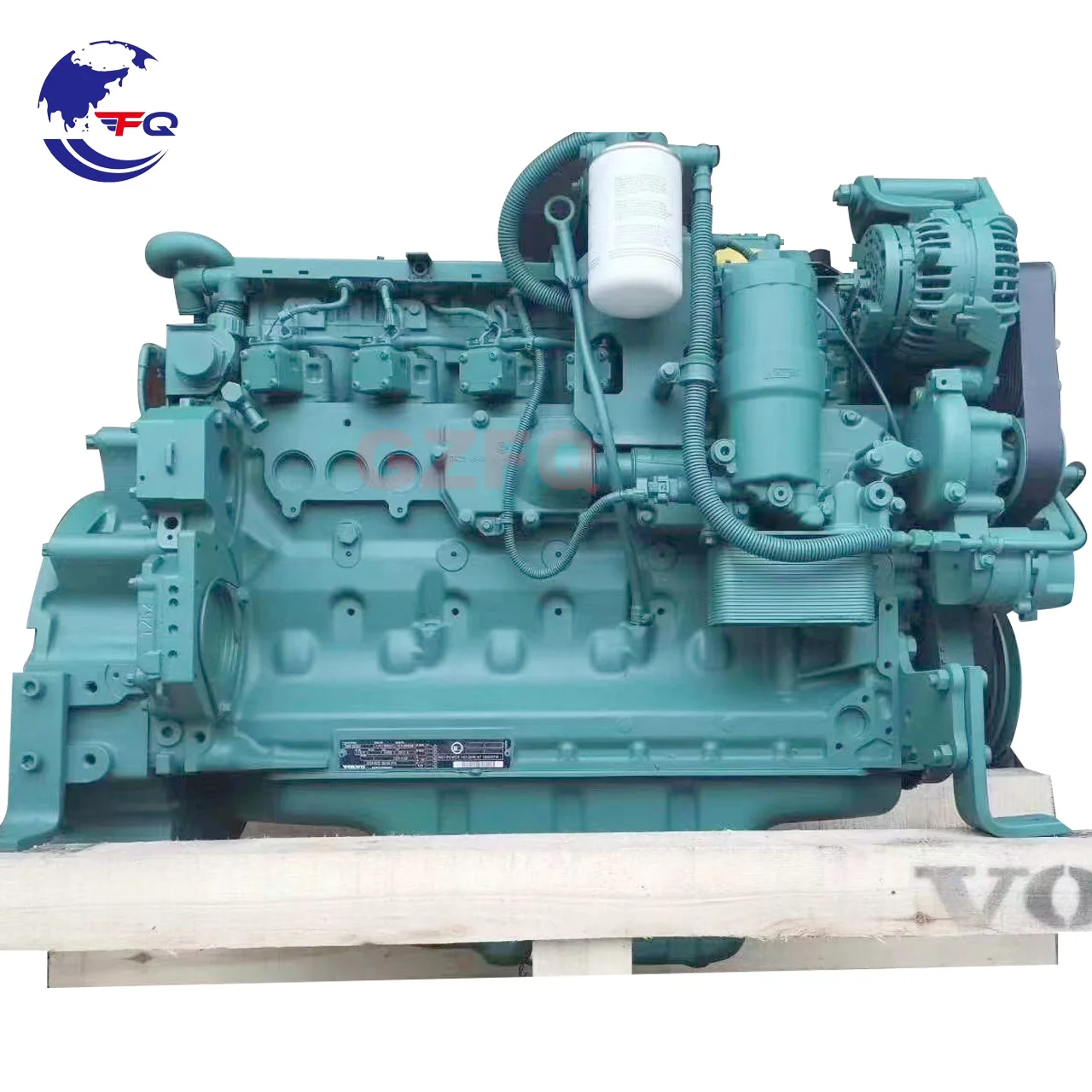 Original D6D Engine Assembly for VOLVO Excavators - 1 Year Warranty