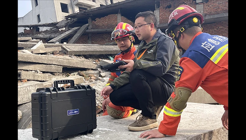 LSJ-M 2D Ground Penetrating Radar Detector Locator Life-Saving Testing ...