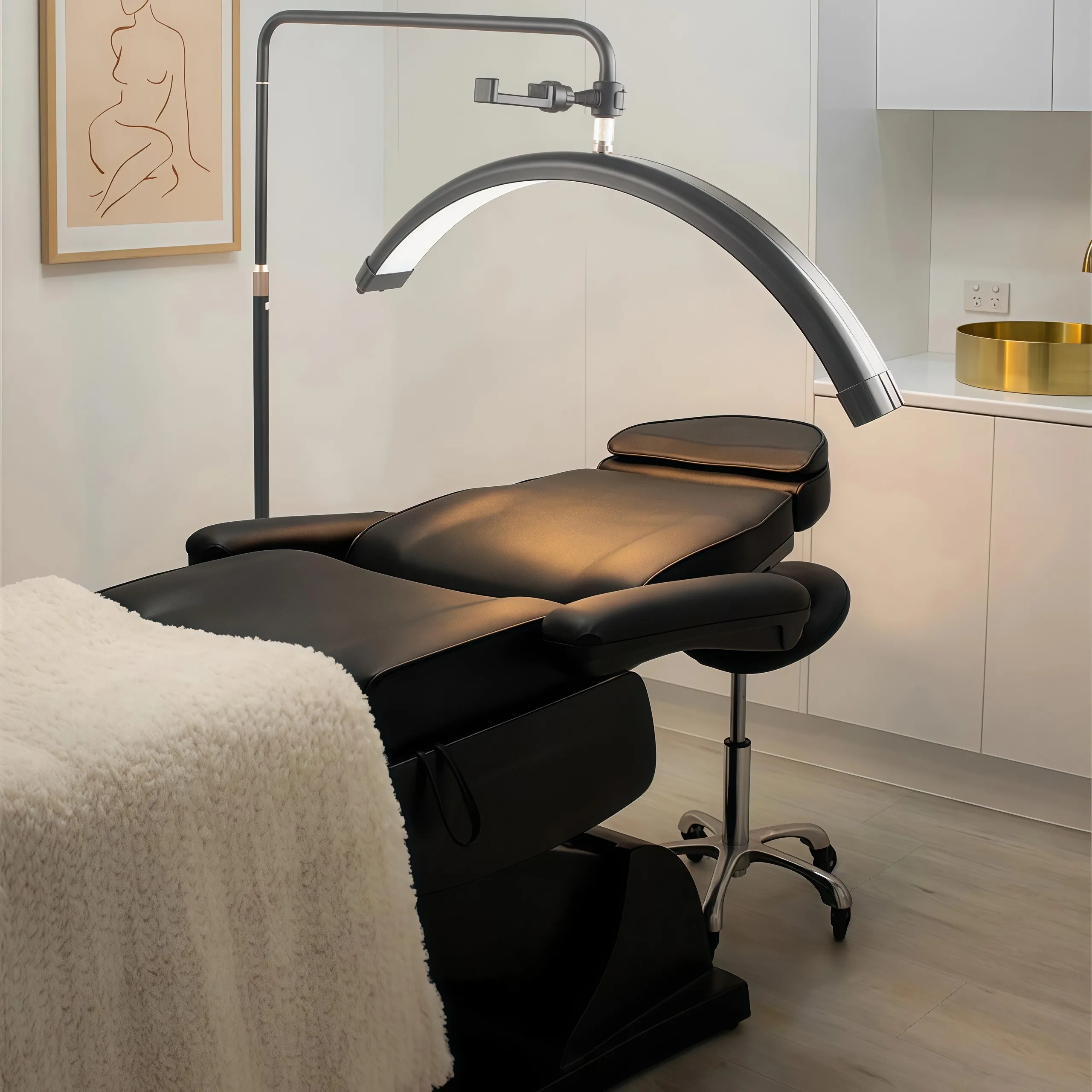 Classic HD-M8X 50W 28" Magic LED Half Moon Ring Lash Light Lamp for ...