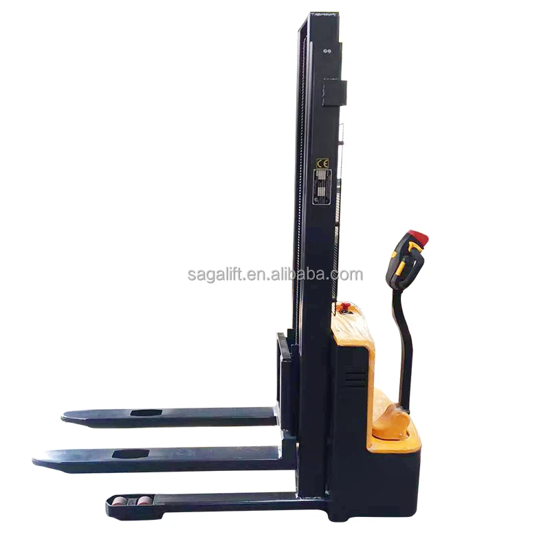 Forklift Full Electric Pallet Stacker Forklift Load Capacity 1.5/2ton 4 ...