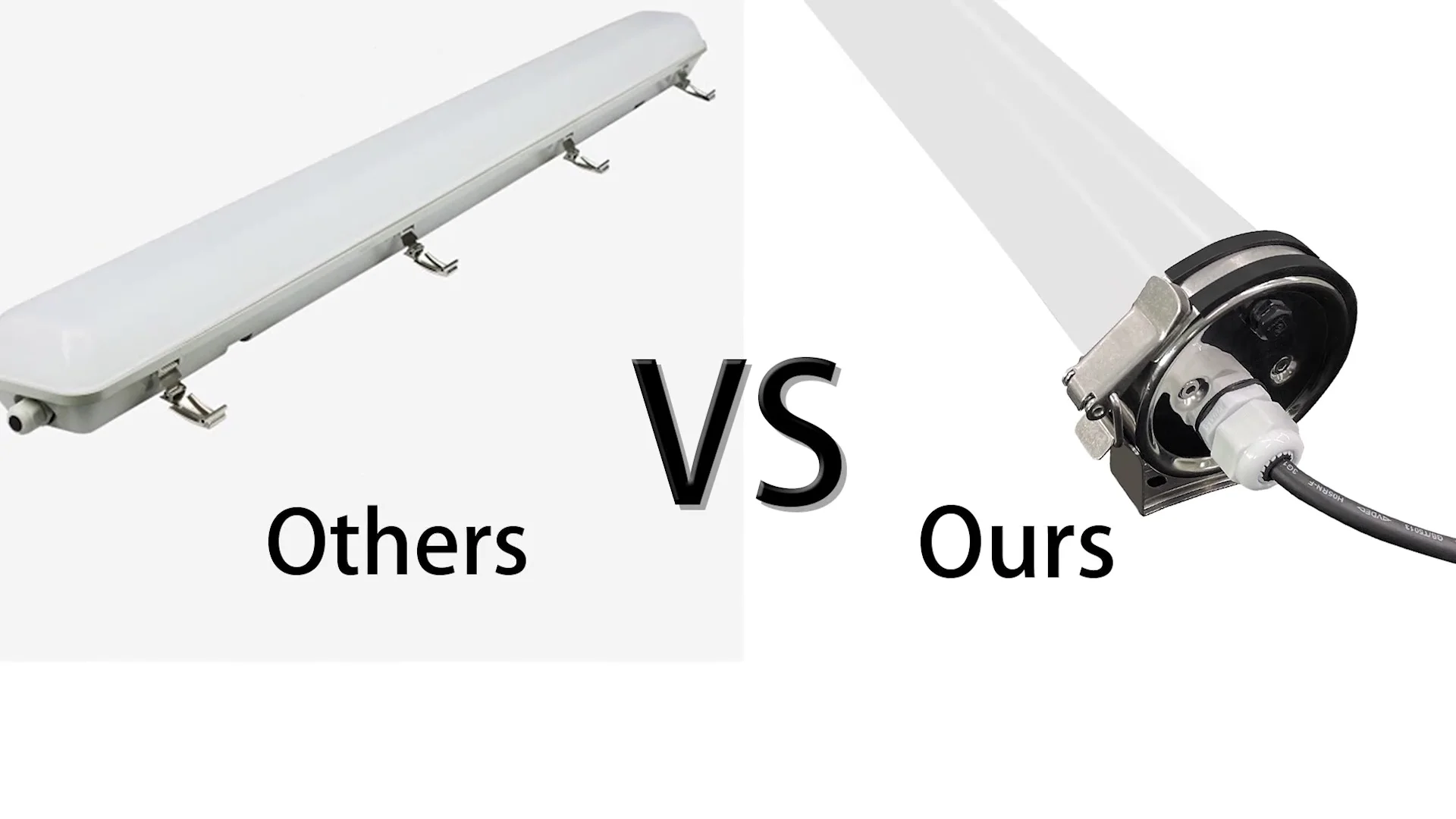 Ip66 Waterproof Light Led Tube Light Fixture 40w 4ft Led Tri-proof ...