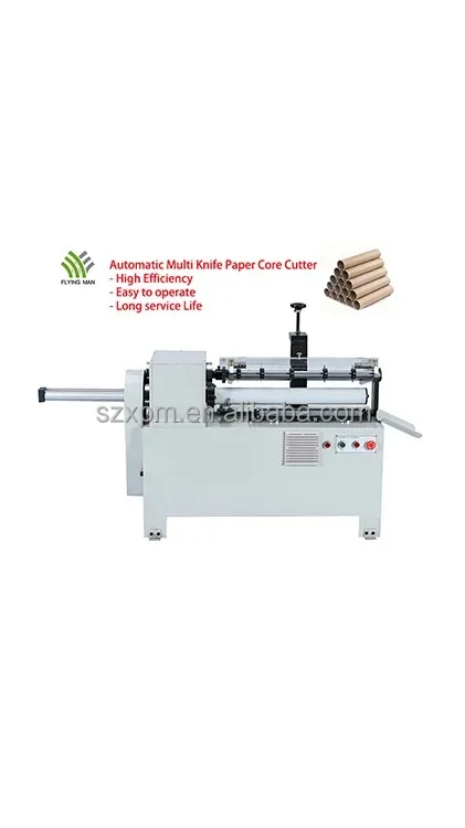 Cardboard Core Cutting Machine Multi Knife Paper Core Cutter Automatic ...