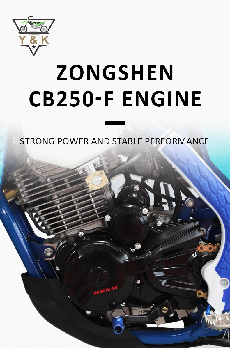 High-speed Racing Gasoline 250cc Motorcycle Two-valve Engine 250cc Pit ...