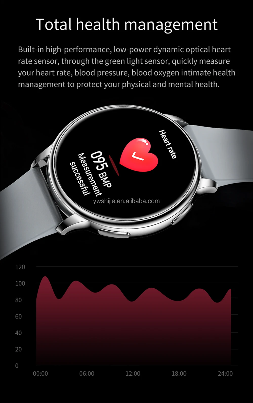 Y33 Alarm Clock Anti-fluid Corrosion with Earphone APP Control Bracelet ...