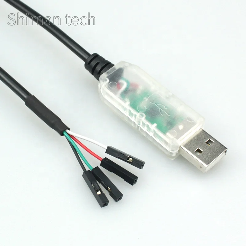 Usb To 2.54 Pin Header Ttl-232 Uart 5v/3.3v Serial Converter Cable ...