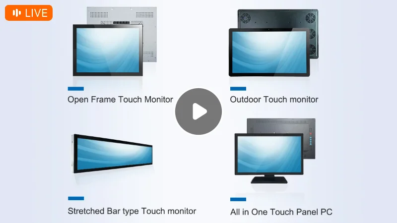 PCT industrial touch screen monitor touchscreen displays Product Show ...