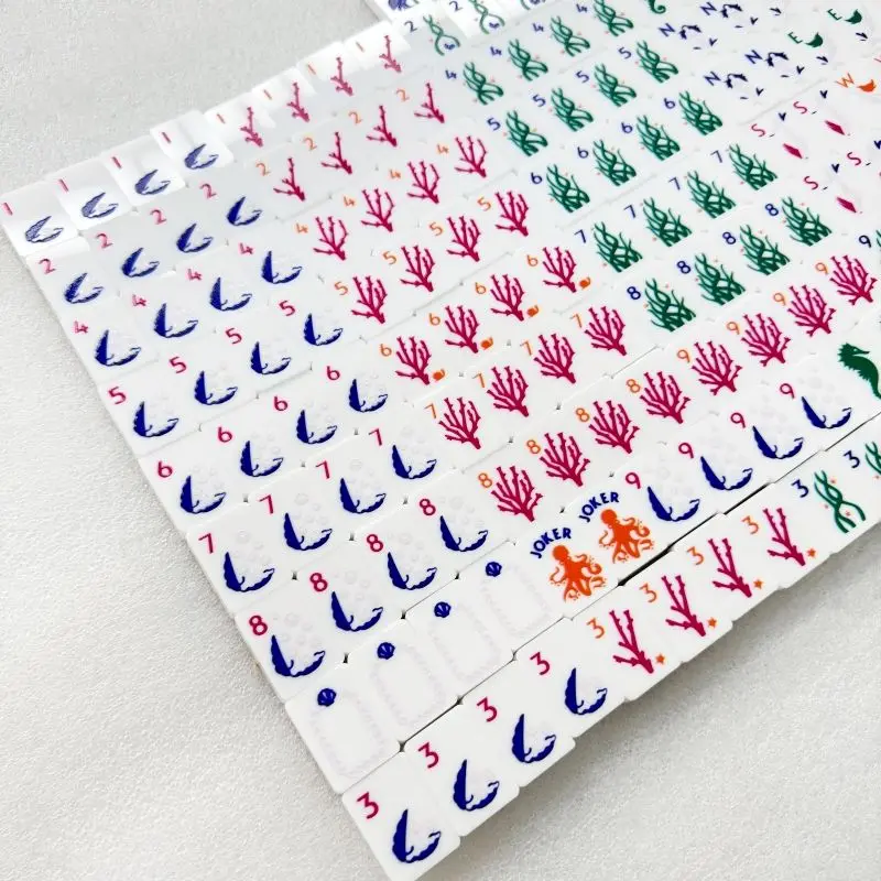 Luxury Acrylic Mahjong Set - Perfect for Singapore & Malaysia