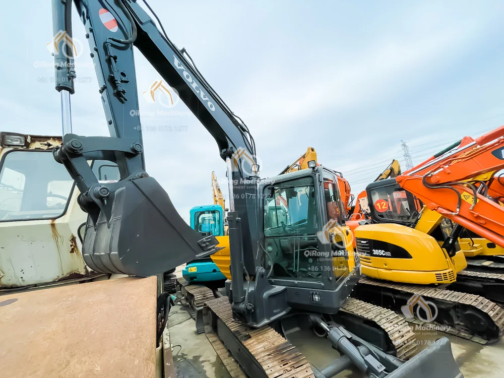Second-hand Excavator Volvo Ec60 Ec60d Small Micro Crawler Bagger ...