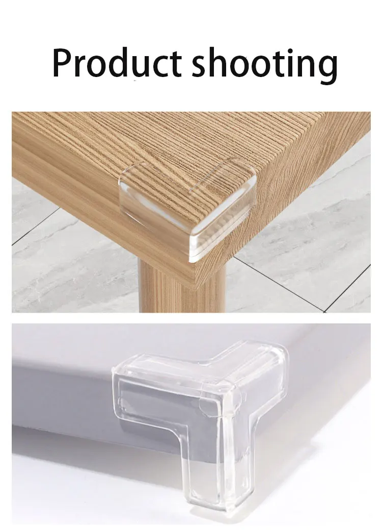 Child-proofing Corner Guards L-shaped Pvc Table Protectors For Babies ...